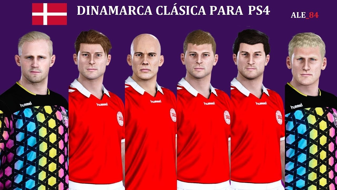 DINAMARCA CLÁSICA/ CLASSIC DENMARK Efootball PES 2020 (PS4) Ale_84 (PES ...