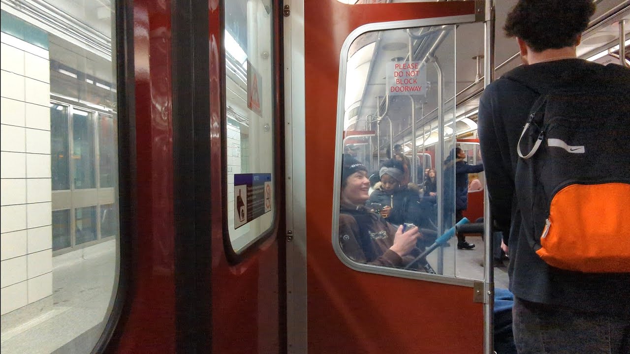 TTC Subway Train Ride on Line 2 From Bay Station to St George - YouTube