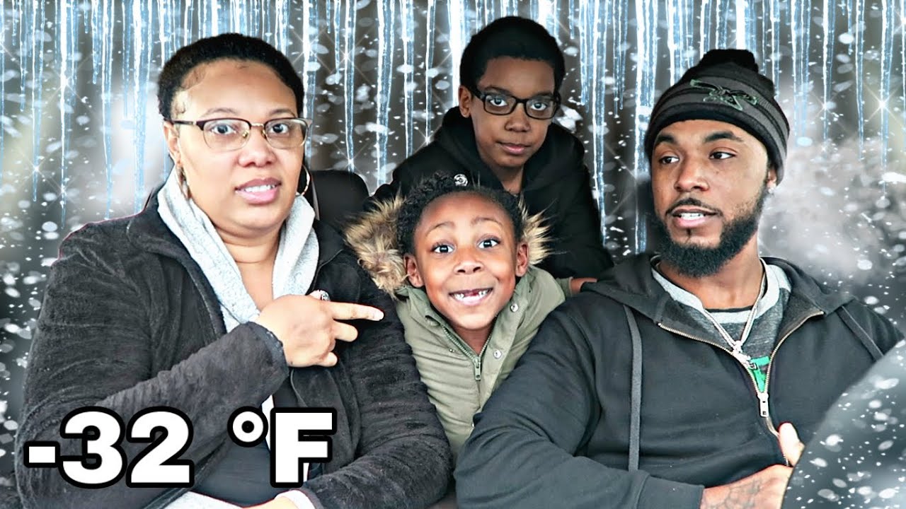 Last to LEAVE FREEZING COLD Car Wins $1,000 | Pearse Family - YouTube