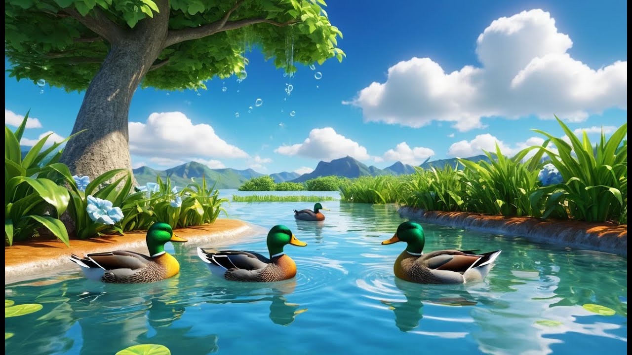 Ducks Go Quack and Fish Go Swish | Fun Animal Song for Kids | Quack and ...