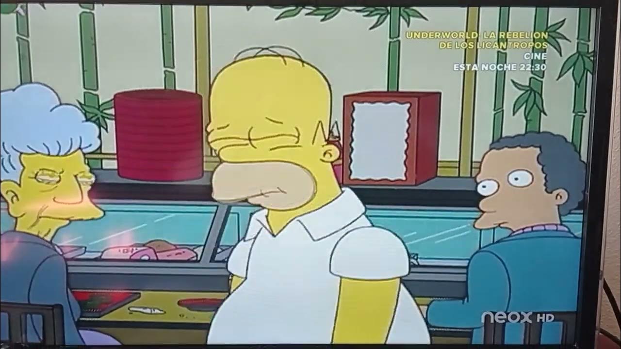 Homer Simpson sushi haciendo la foca - YouTube
