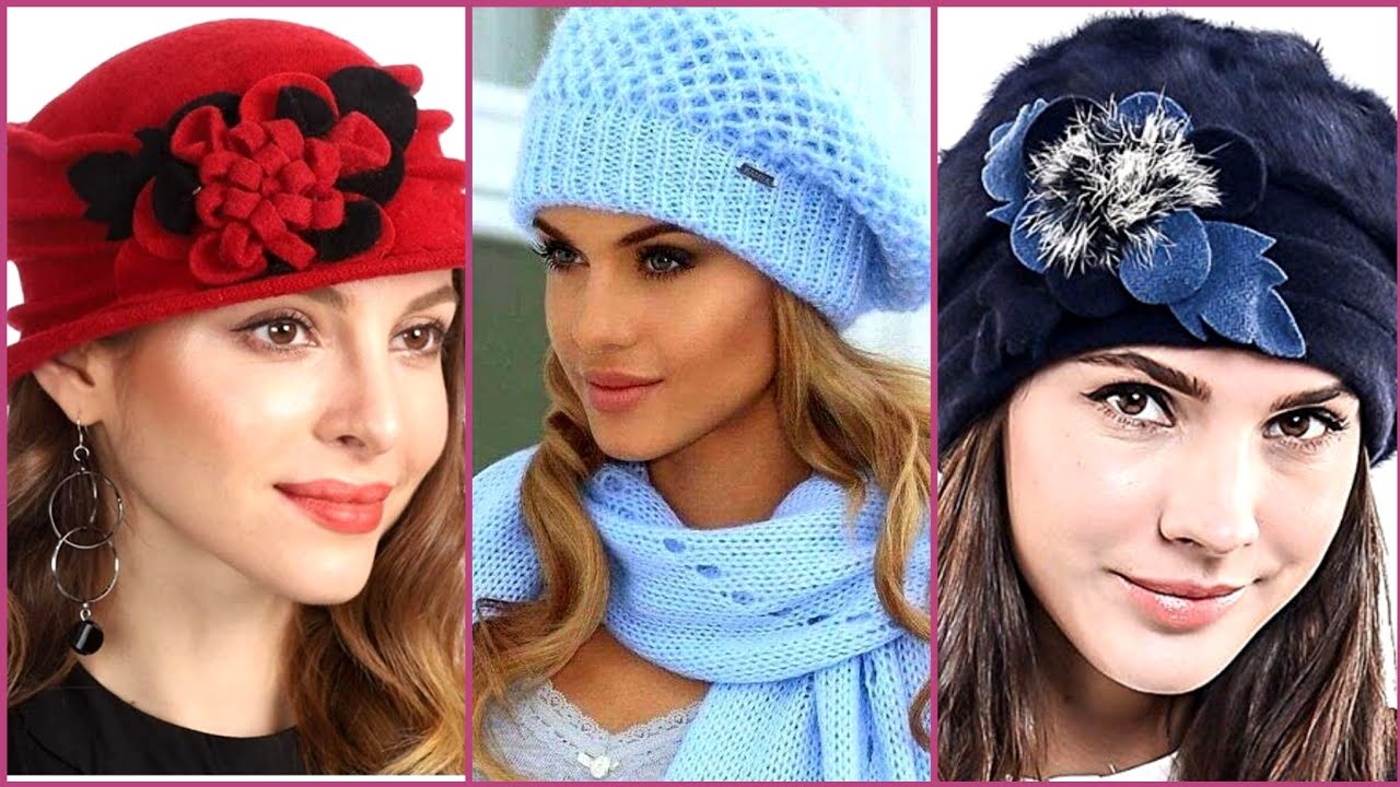 trendy and stylish cap designs for winter season - YouTube