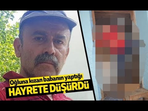 Trabzon'da bir garip baba oğul kavgası