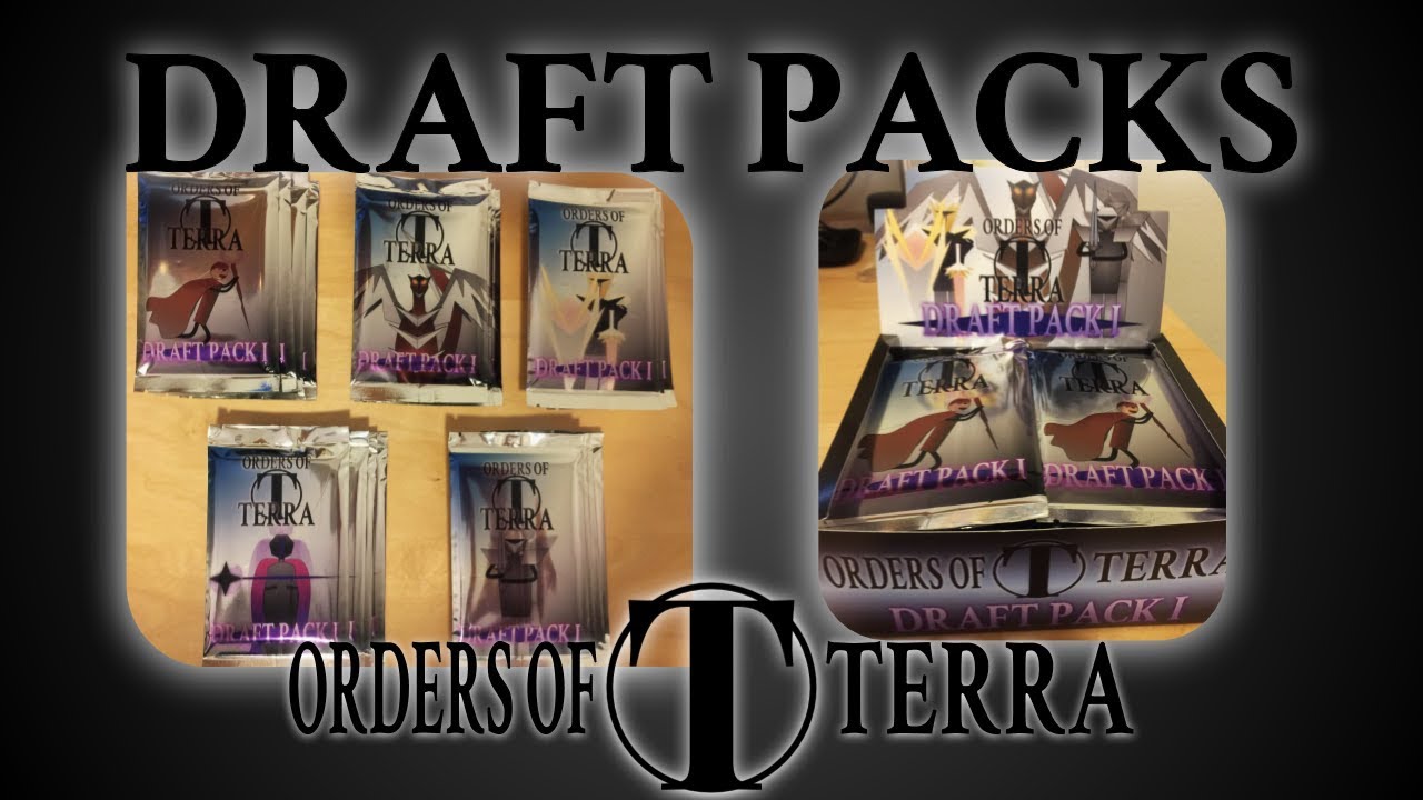 Homemade TCG | BOOSTER BOX Opening - Draft Pack I | Orders of Terra ...