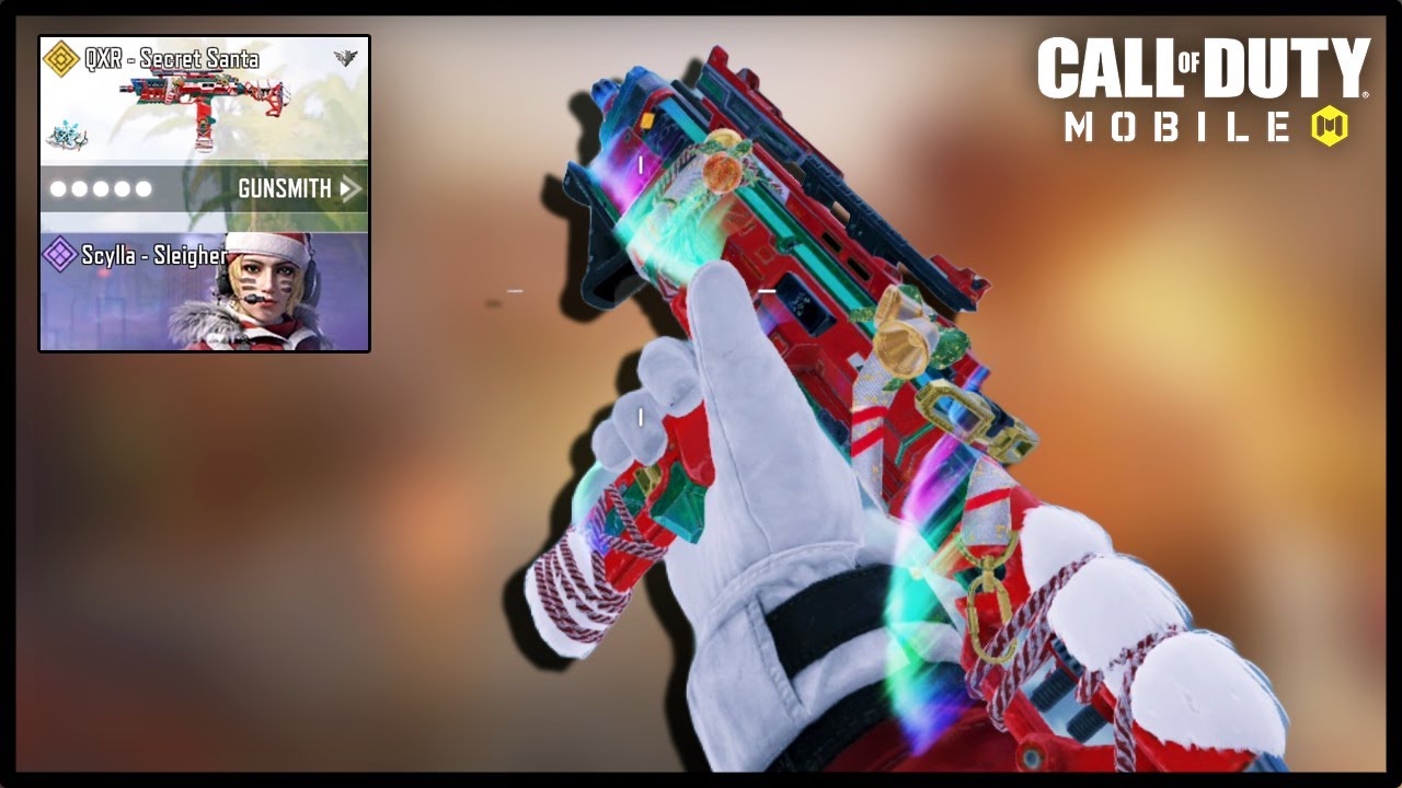 LEGENDARY QXR SECRET SANTA GAMEPLAY COD MOBILE - YouTube