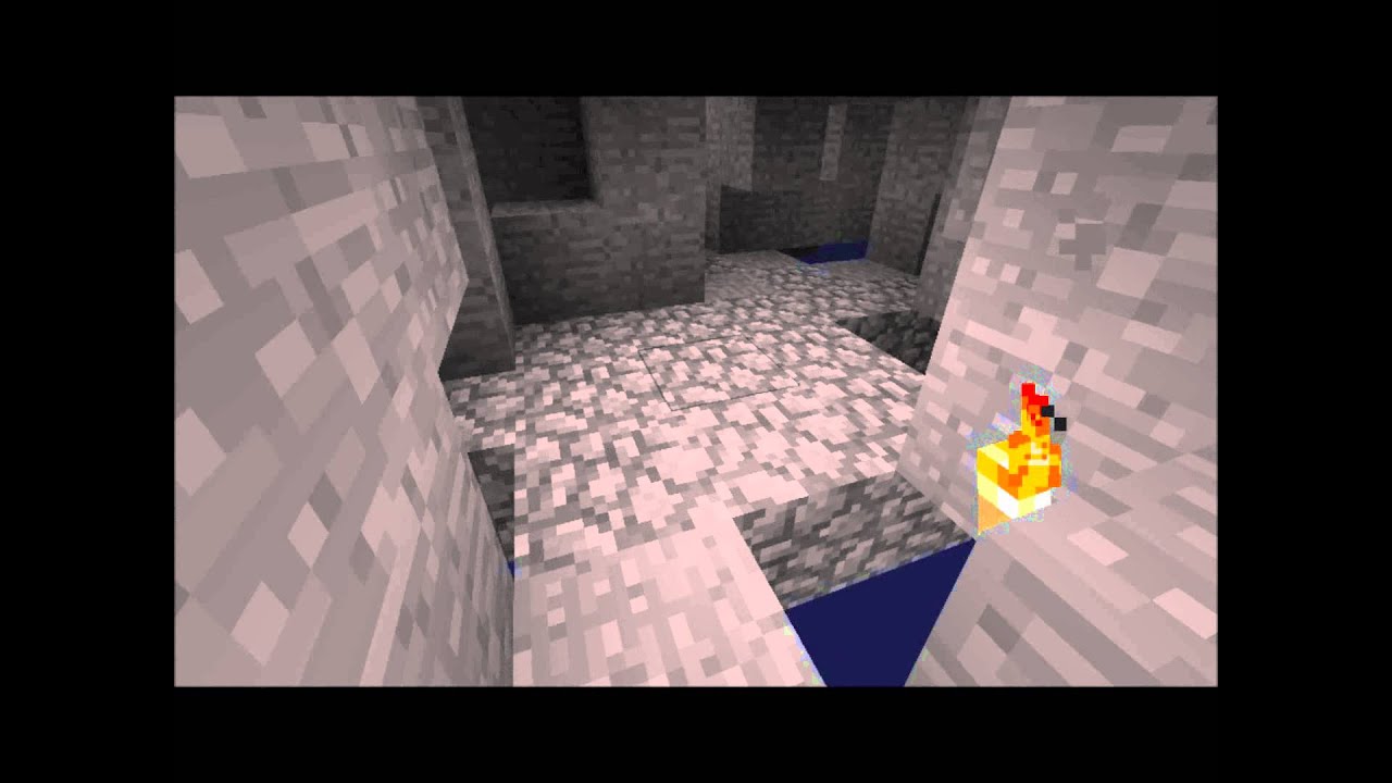 Minecraft: big hole in bedrock - YouTube