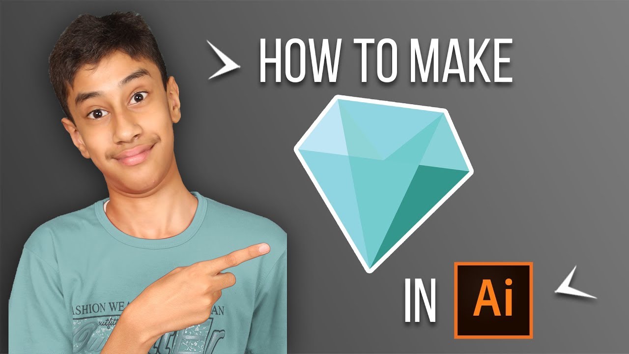 Illustrator Diamond Tutorial | Adobe Illustrator CC 2017 - YouTube