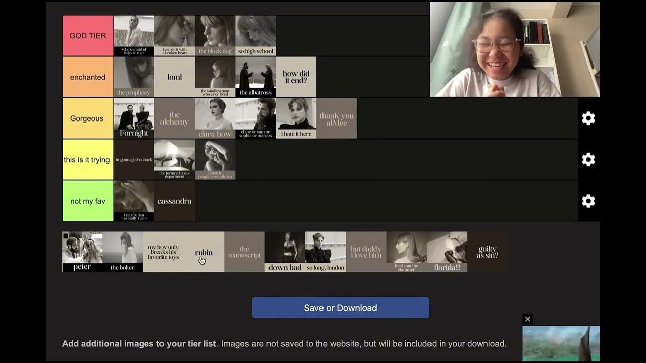 Ranking every song on TTPD and The Anthology (my opinion) - YouTube