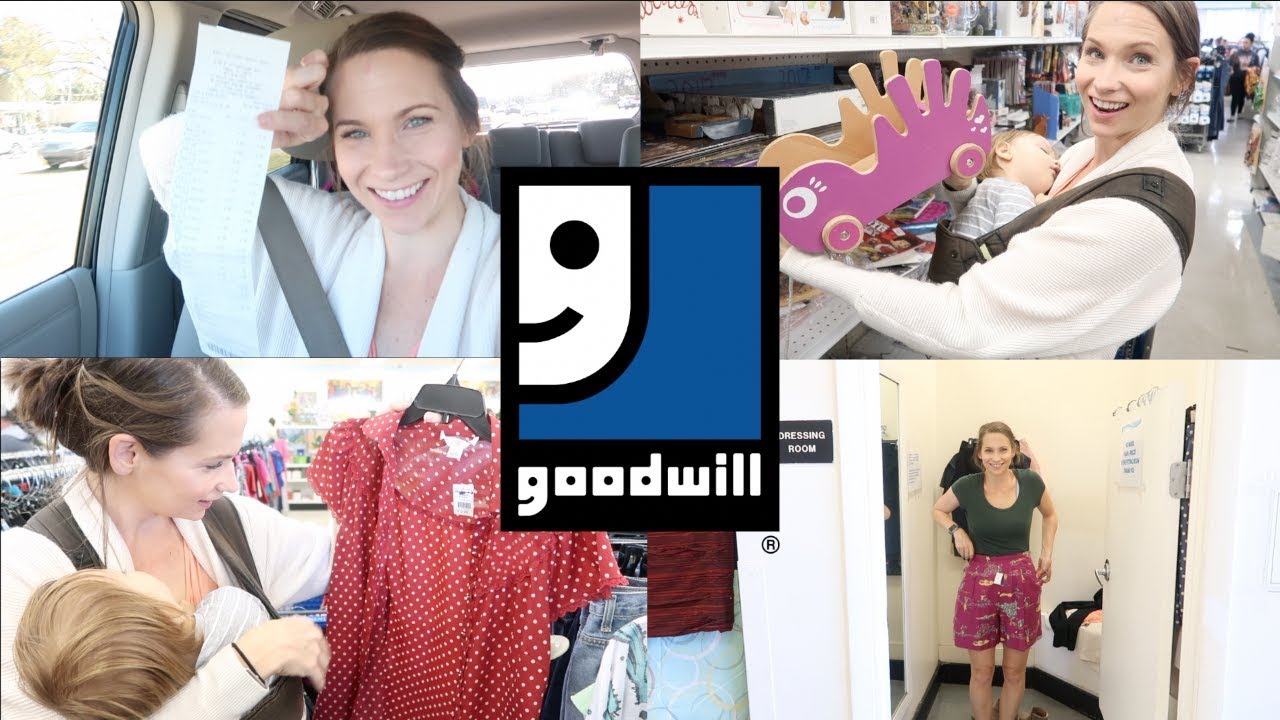 $10 Goodwill Challenge FAIL! Funny Shop With Us! + Head Injury. - YouTube