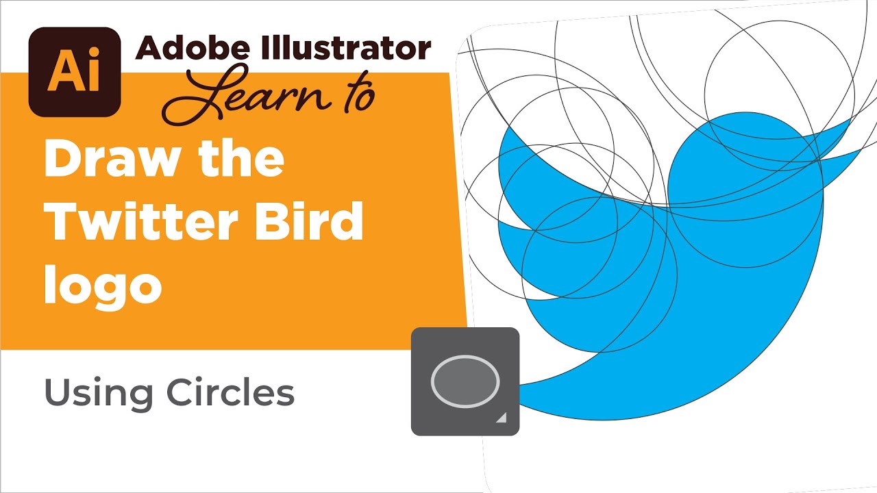 How to Draw the Twitter Bird Logo (Step by Step) - YouTube