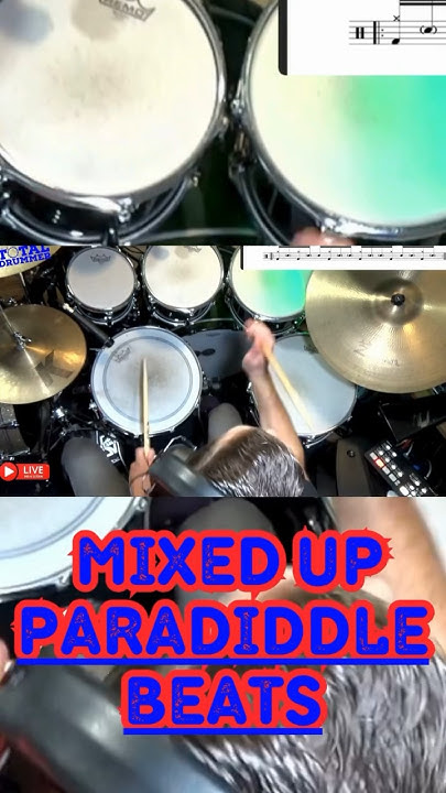 Mixed Up Paradiddle Drum Beats - YouTube
