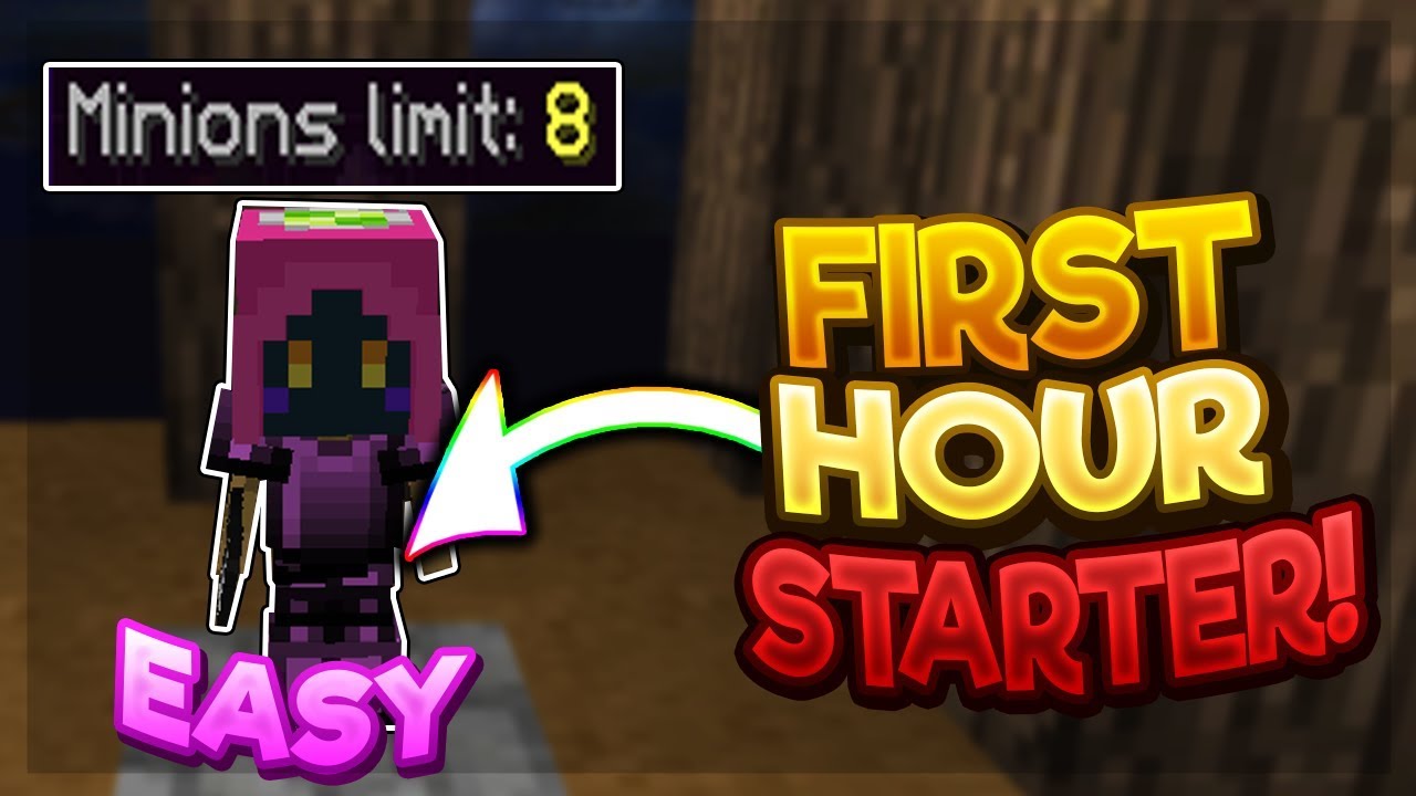 0 to 8 minion slots in an hour... (Hypixel Skyblock) - YouTube