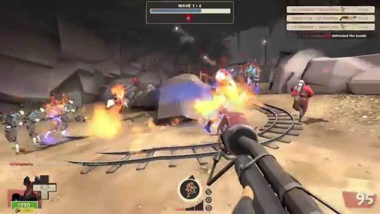 Team Fortress 2: Super Oleg vs Zombie Robots - YouTube