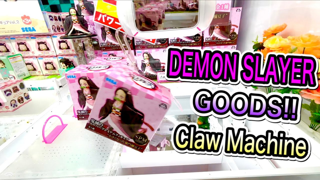 Demon Slayer Goods !! WINS !! Claw Machine in Japan !! Figure , Doll ...