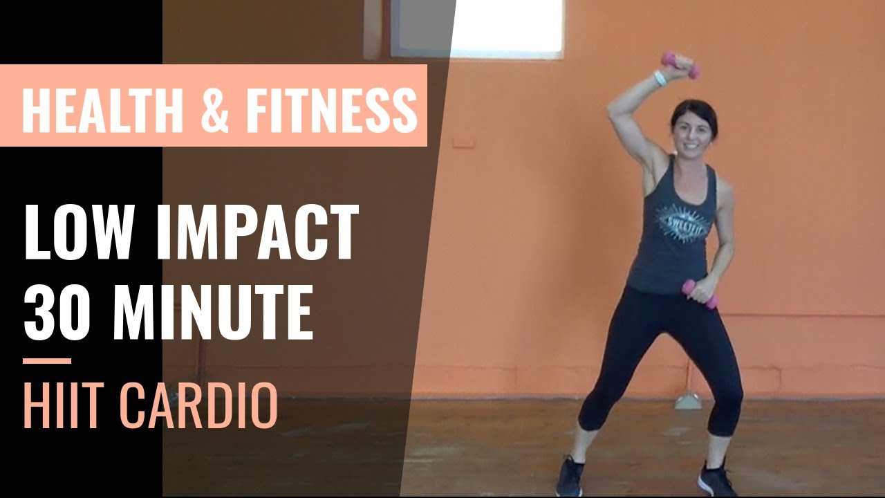 30 Minute Hiit Cardio Low Impact No Jumping Sweaty Home Workout