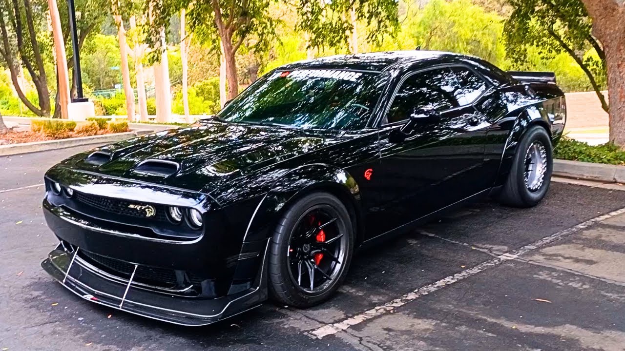 Custom Dodge Demon Foam & Rinse: Auto Detailing (Satisfying ASMR) - YouTube