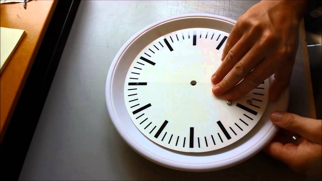 Analogue Clock Dial Replacement - YouTube