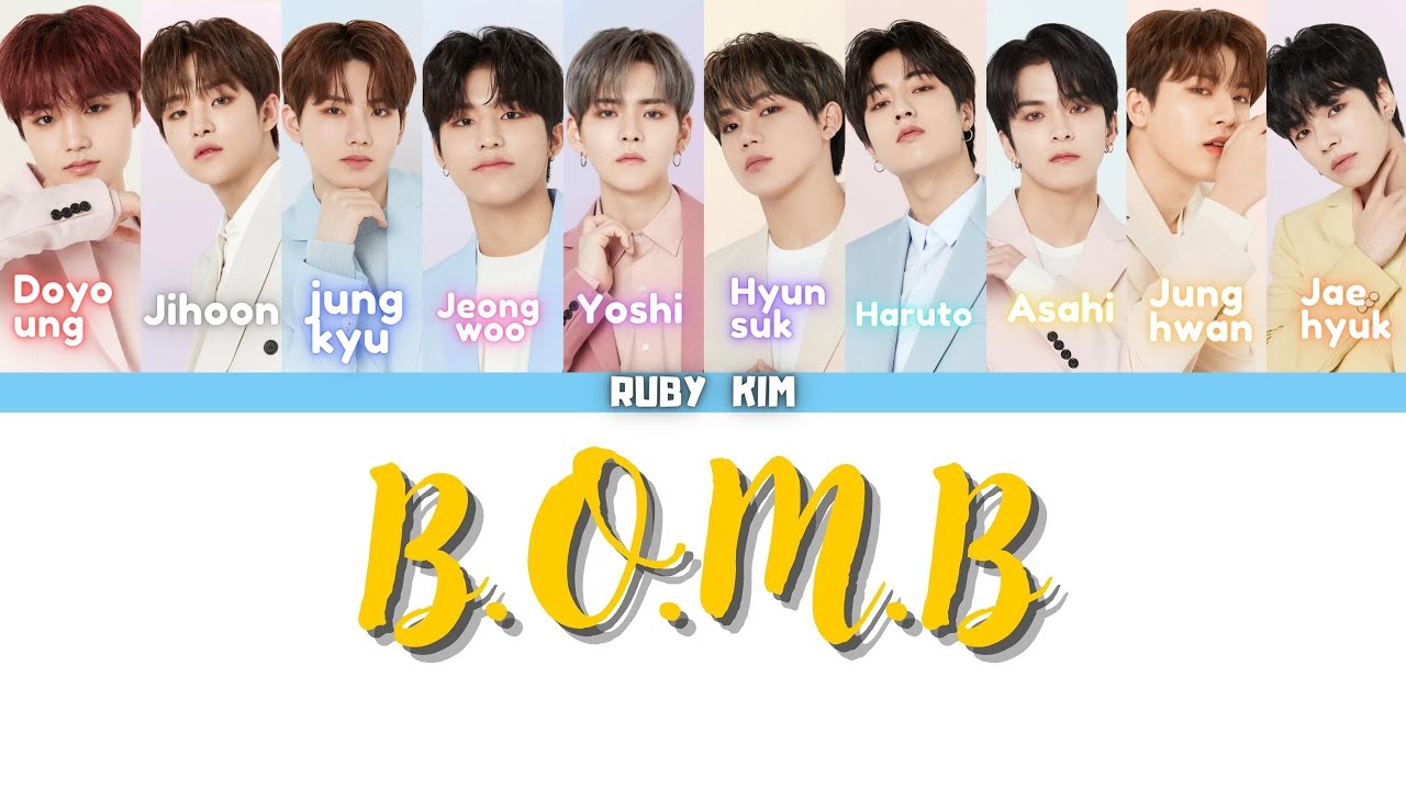 TREASURE - ‘B.O.M.B' (kaboom ver.) [COLOR CODED] - YouTube