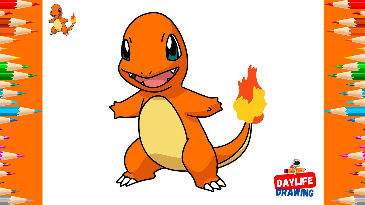 How to Draw Charmander | Pokemon Drawing Tutorial - YouTube