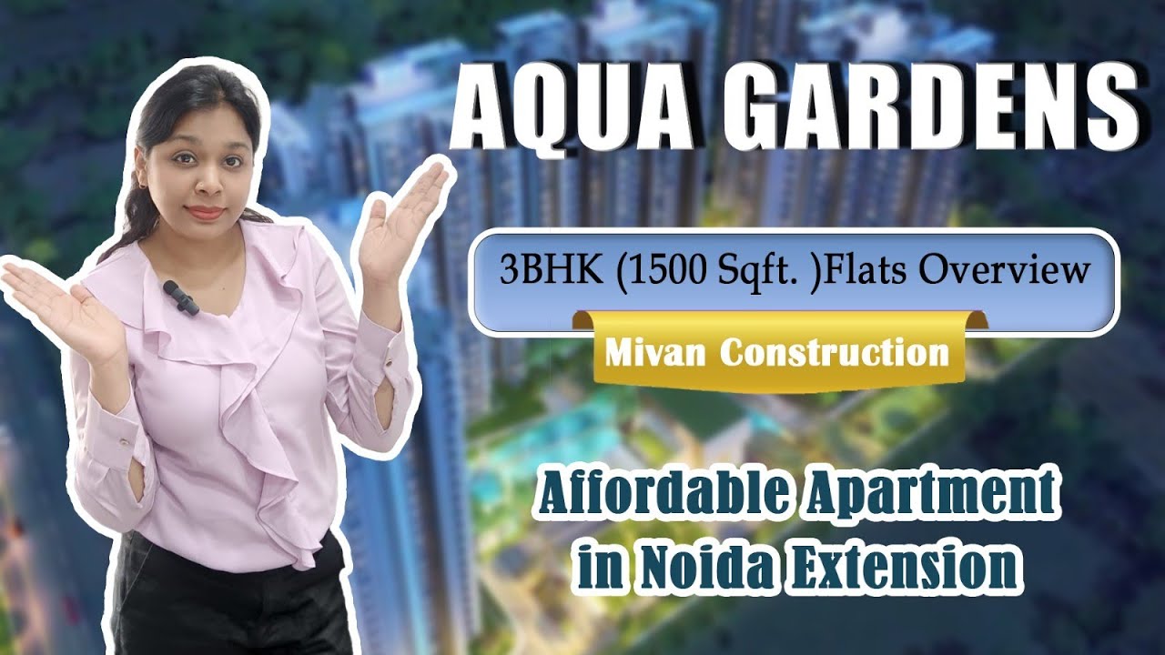 Aqua Gardens in Noida Extension | 3BHK (1500 Sqft.) Sample Flat Overview @9555056056 - YouTube