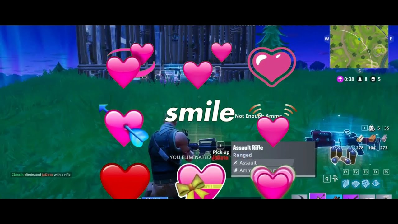 You so precious when you smile // Fortnite Edit - YouTube
