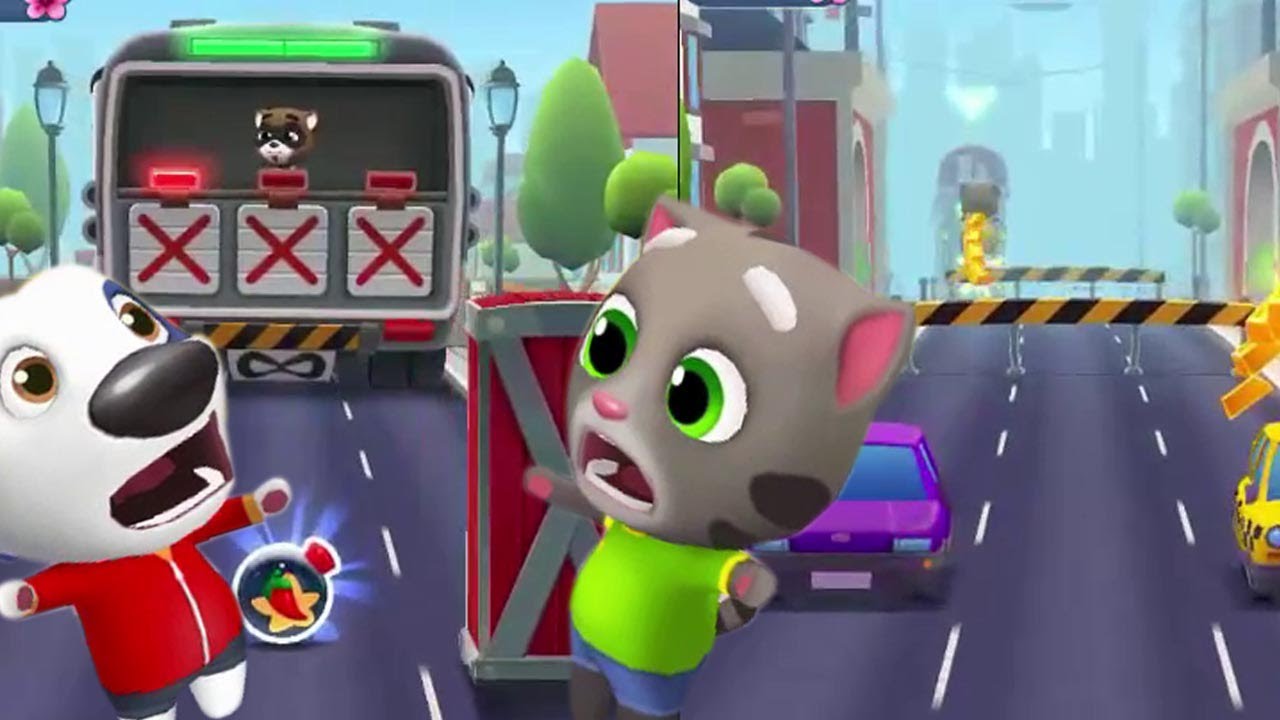 TALKING TOM GOLDRUN TOM VS HANK VS VAN ROBBER #shreeramgamingworld ...