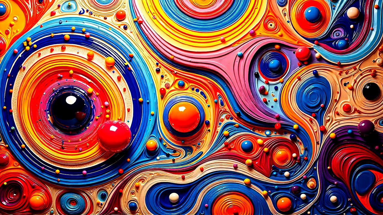 🌌 This Isn't CGI TV Screensaver - This is Digital Alchemy Background 🌌 ...