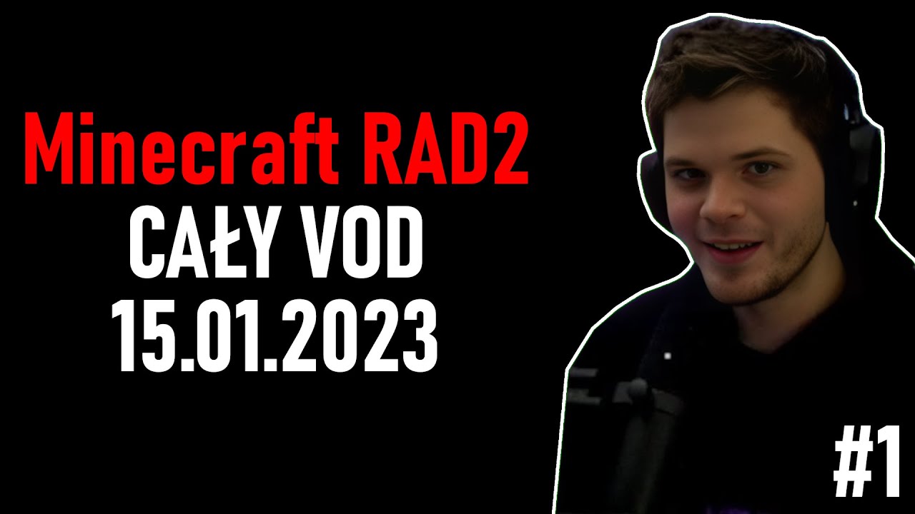 GUCIO #1 | Minecraft RAD2 - VOD 15.01.2023 - YouTube
