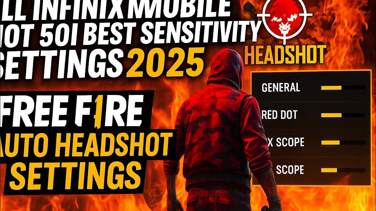 All Infinix Mobile Hot 50i Best Sensitivity Settings 2025🔥 | Free Fire ...