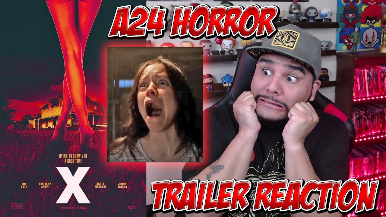 X (2022) Trailer *REACTION* A24 HORROR || Mia Goth ; Jenna Ortega - YouTube