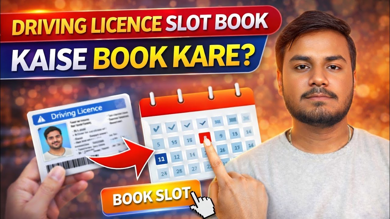 DL Slot Booking Kaise Kare | Driving Licence Test Appointment | Driving ...