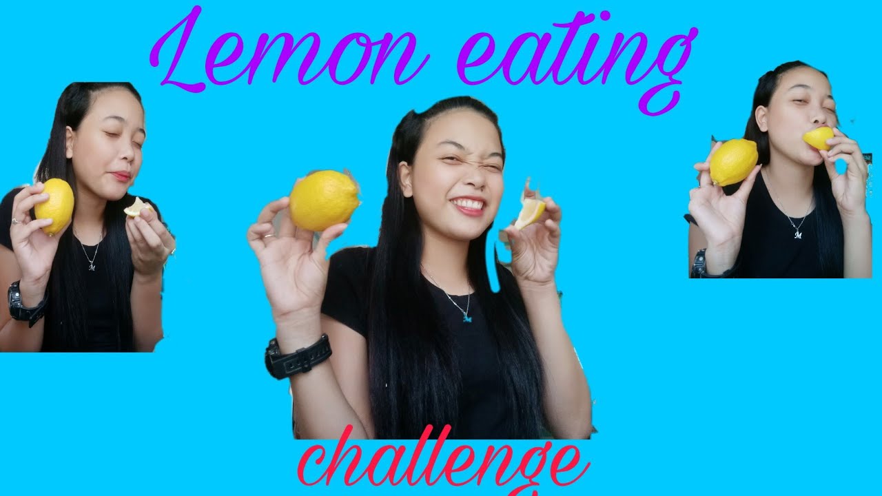 Lemon Eating Challenge with Fam - YouTube