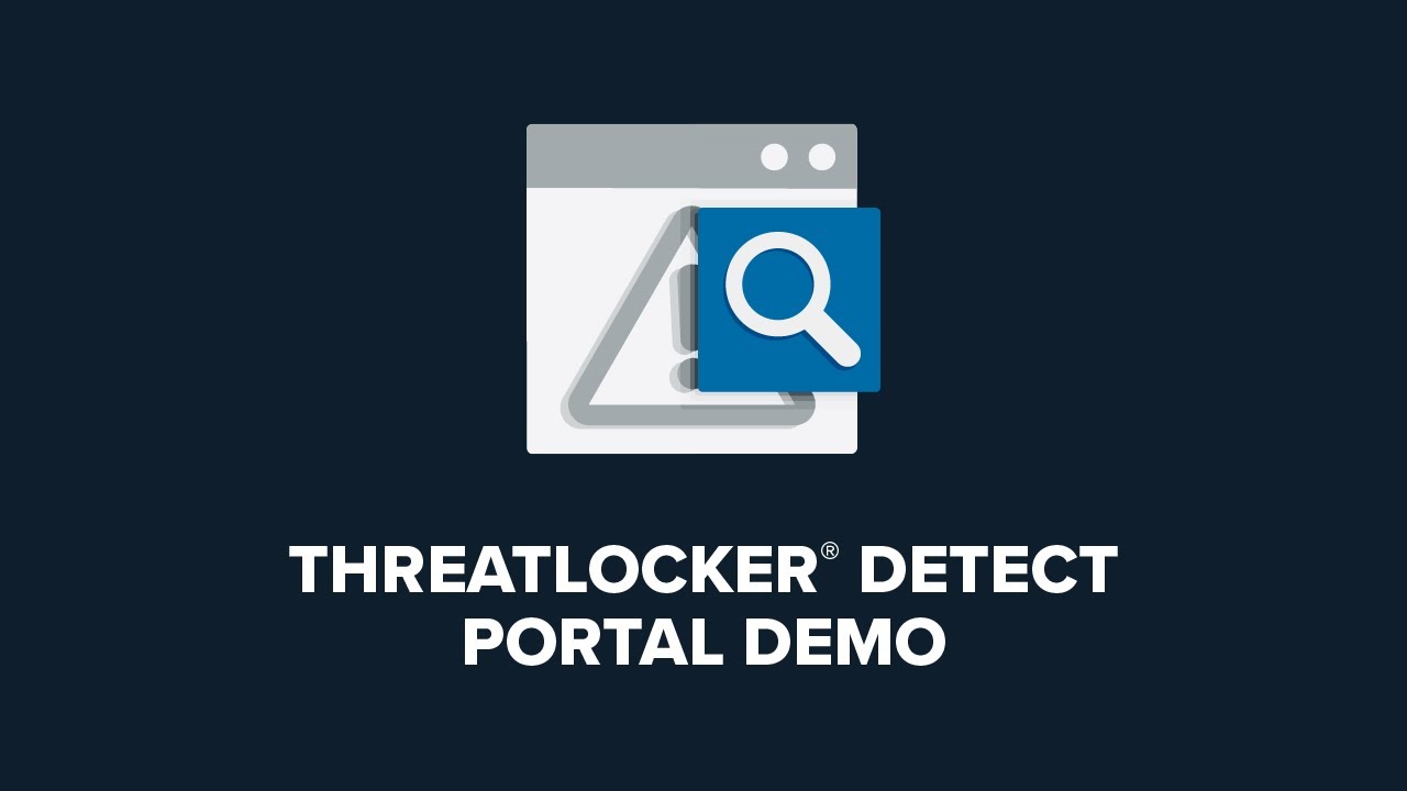 ThreatLocker® Detect EDR Demo - YouTube
