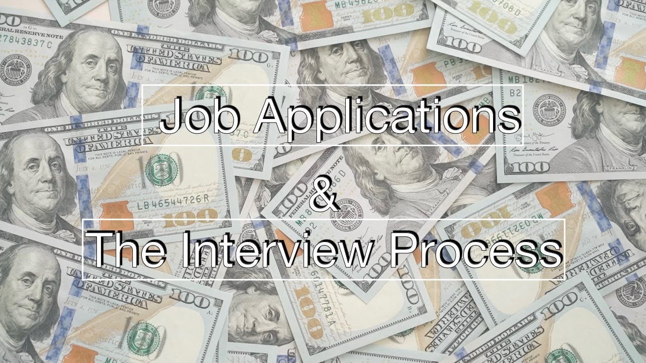 Job Applications & The Interview Process Pt. 1 - YouTube