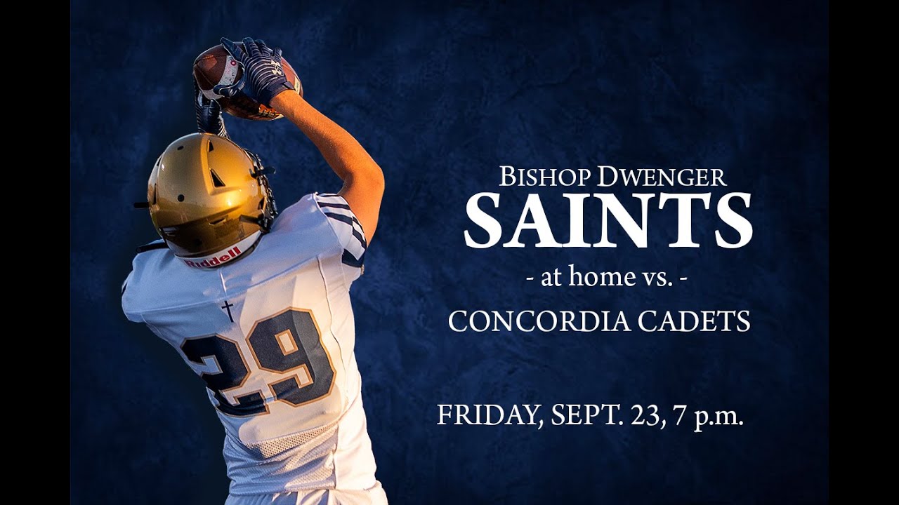 Concordia Cadets at Bishop Dwenger Football - Sept. 23 - YouTube