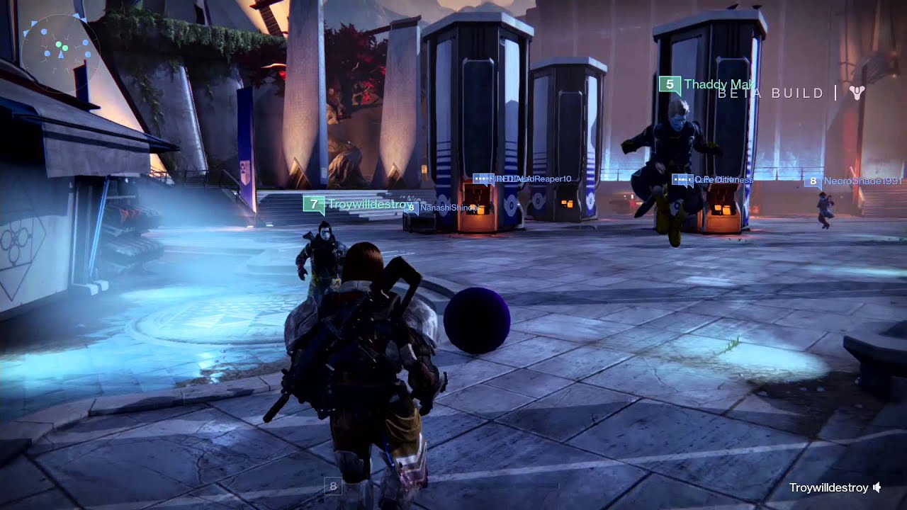 Destiny Xbox One Beta "Purple Ball" Fun. - YouTube