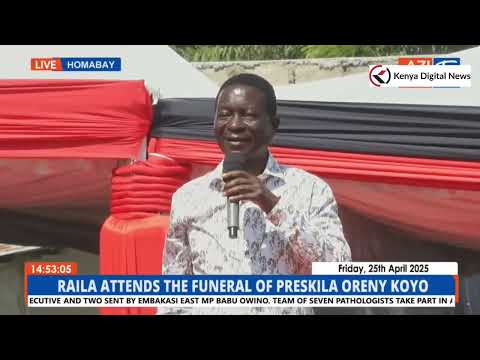 Listen to what MP Ong'ondo Were told Raila Odinga in Karachuonyo, Homa Bay County!!