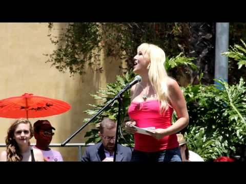 Alana Evans speaks at SlutWalkLA 6-4-11