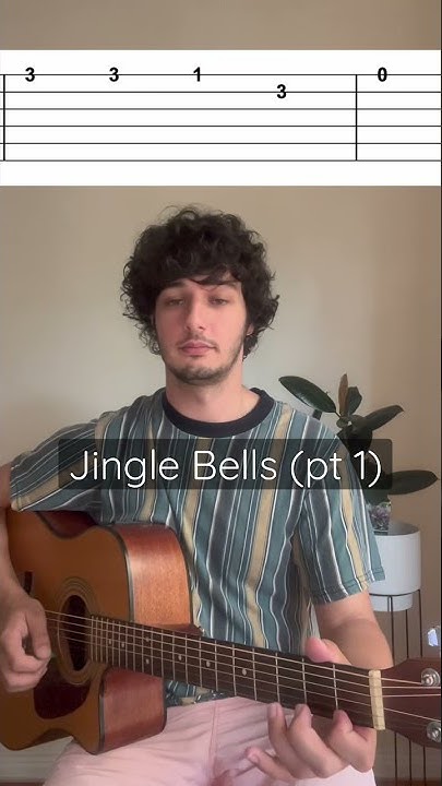Jingle Bells (part 1) beginner guitar lesson - YouTube