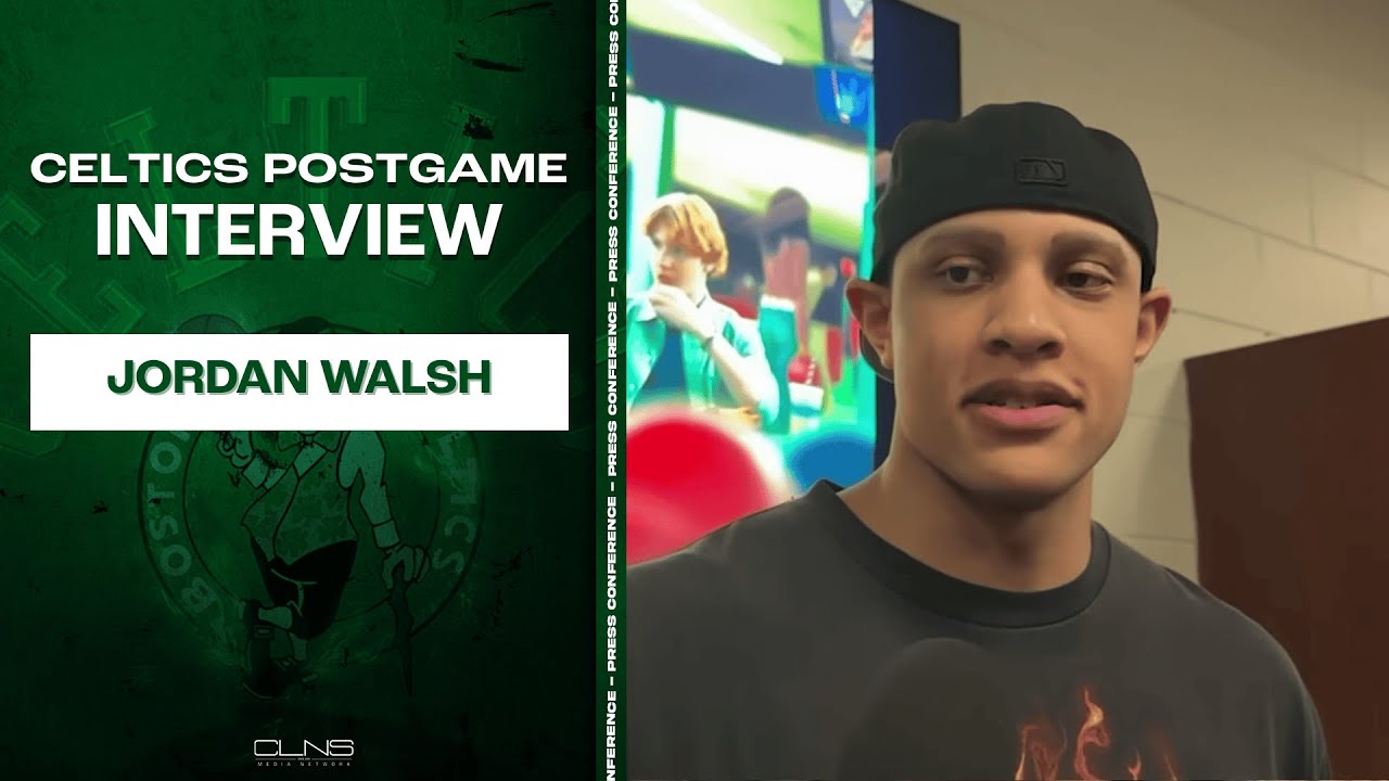 Jordan Walsh on Jayson Tatum’s impact: “He’s a coach / hype man ...