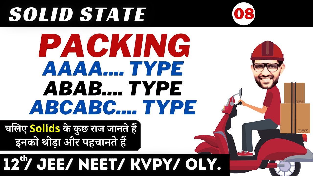 Solid State 08 | Packing | AAAA Type | ABAB Type | ABCABC Type | Class ...