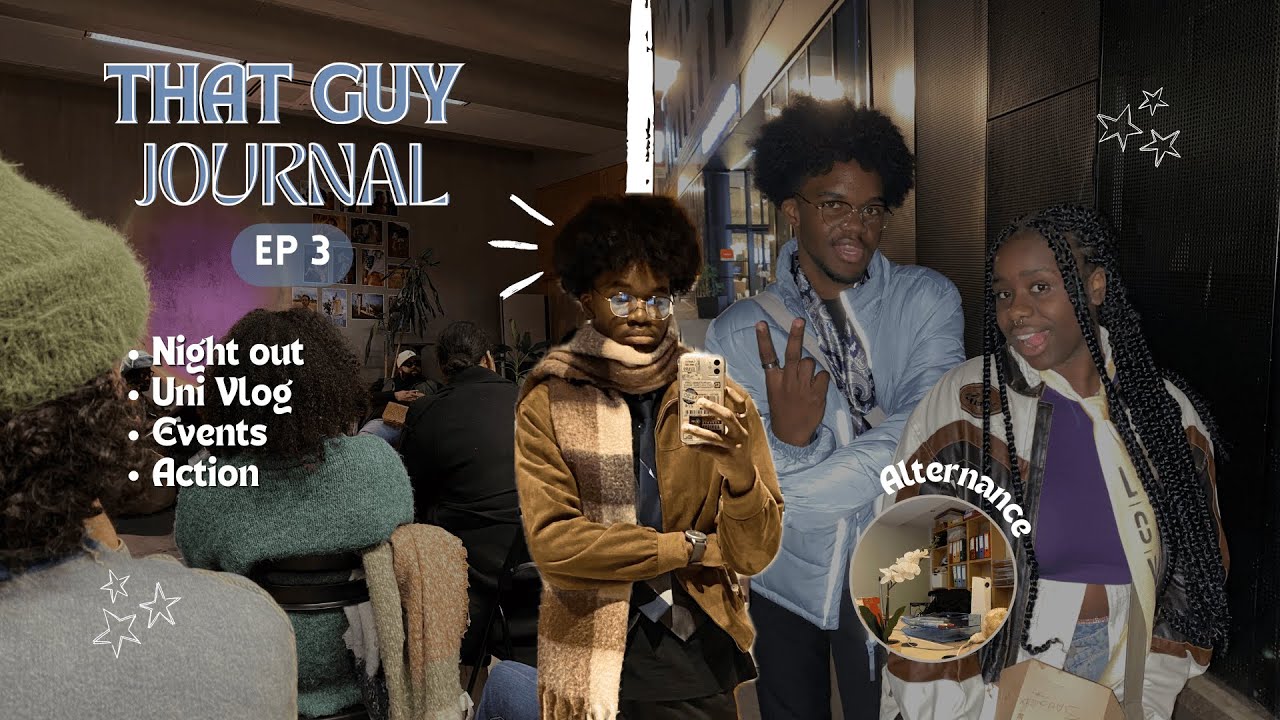THAT GUY JOURNAL ep.3 🐢 alternance, events, uni vlog, night out, action ...