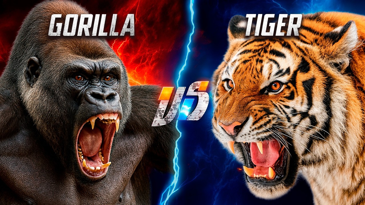 Tiger VS Gorilla - YouTube