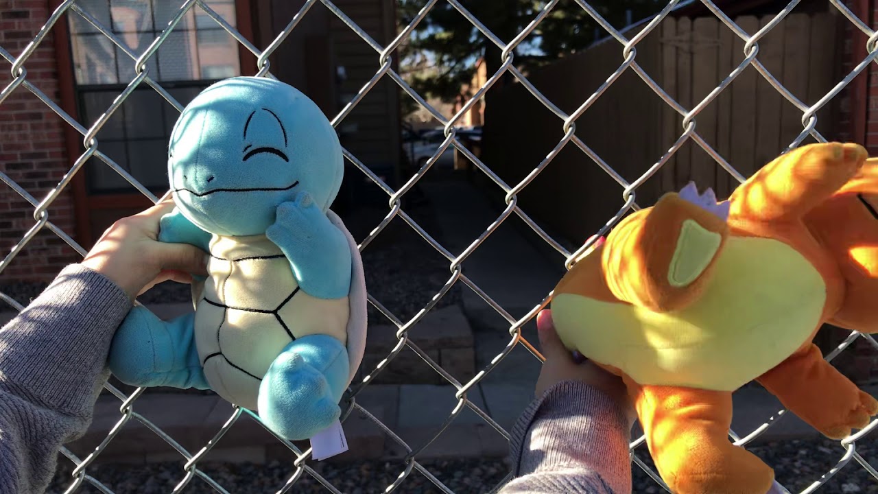 Squirtle and Charmander playing soccer/pikachu is grounded - YouTube