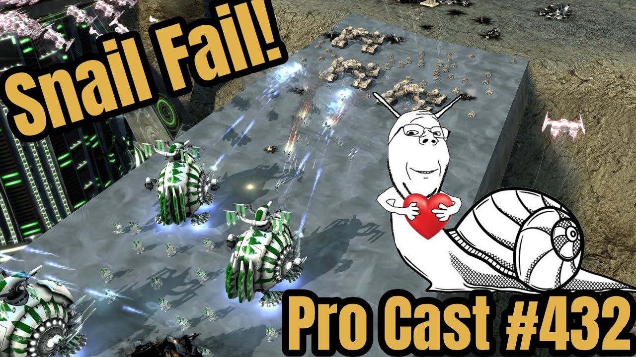 🐌Snail Fail!🐌 Supreme Commander 2 Pro Cast# 432 3v3 on Van Horne Core ...