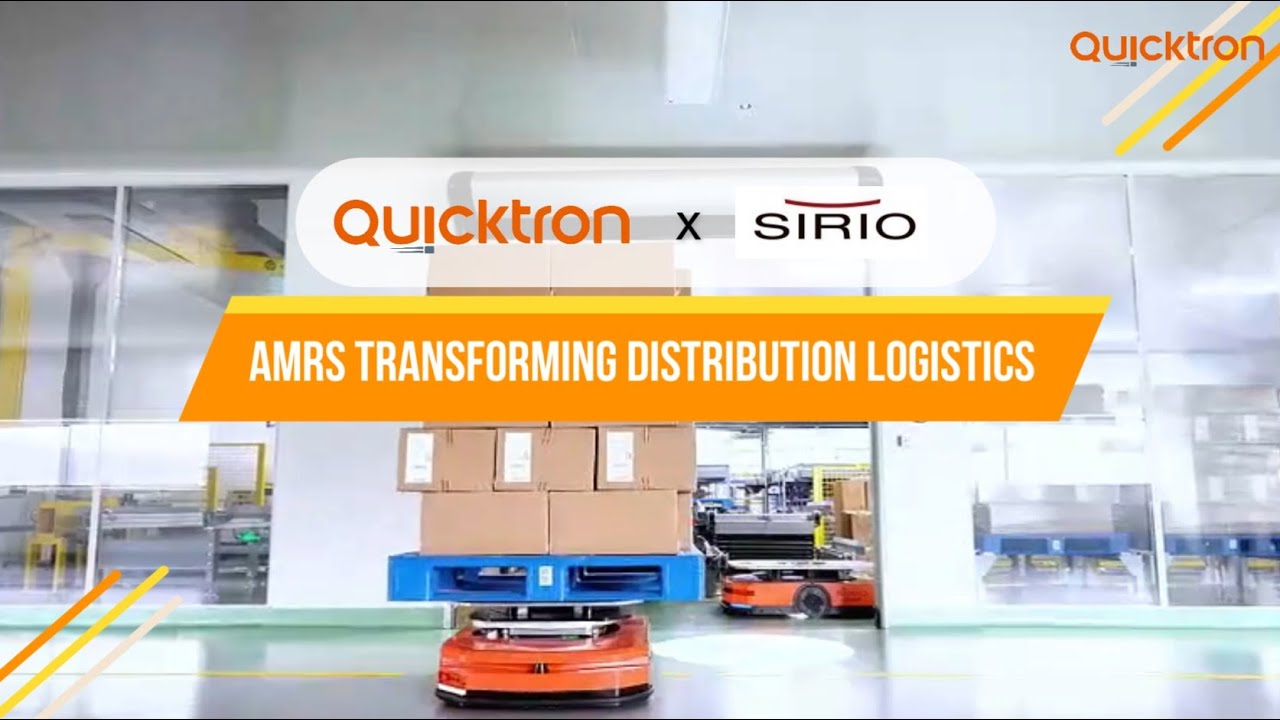 Quicktron X SIRIO: Pharma Giant Embraces Mobile Robotics For Efficient ...