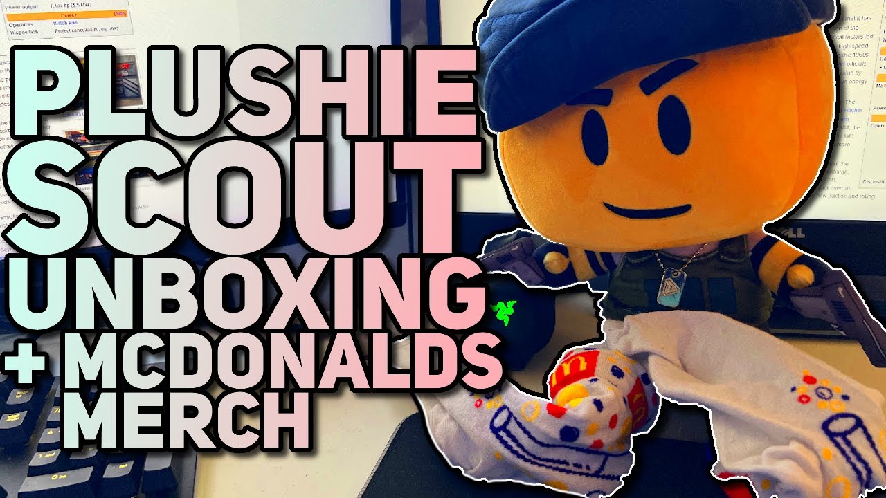 PLUSHIE SCOUT UNBOXING (+McDonalds Merch) - Tower Defense Simulator ...