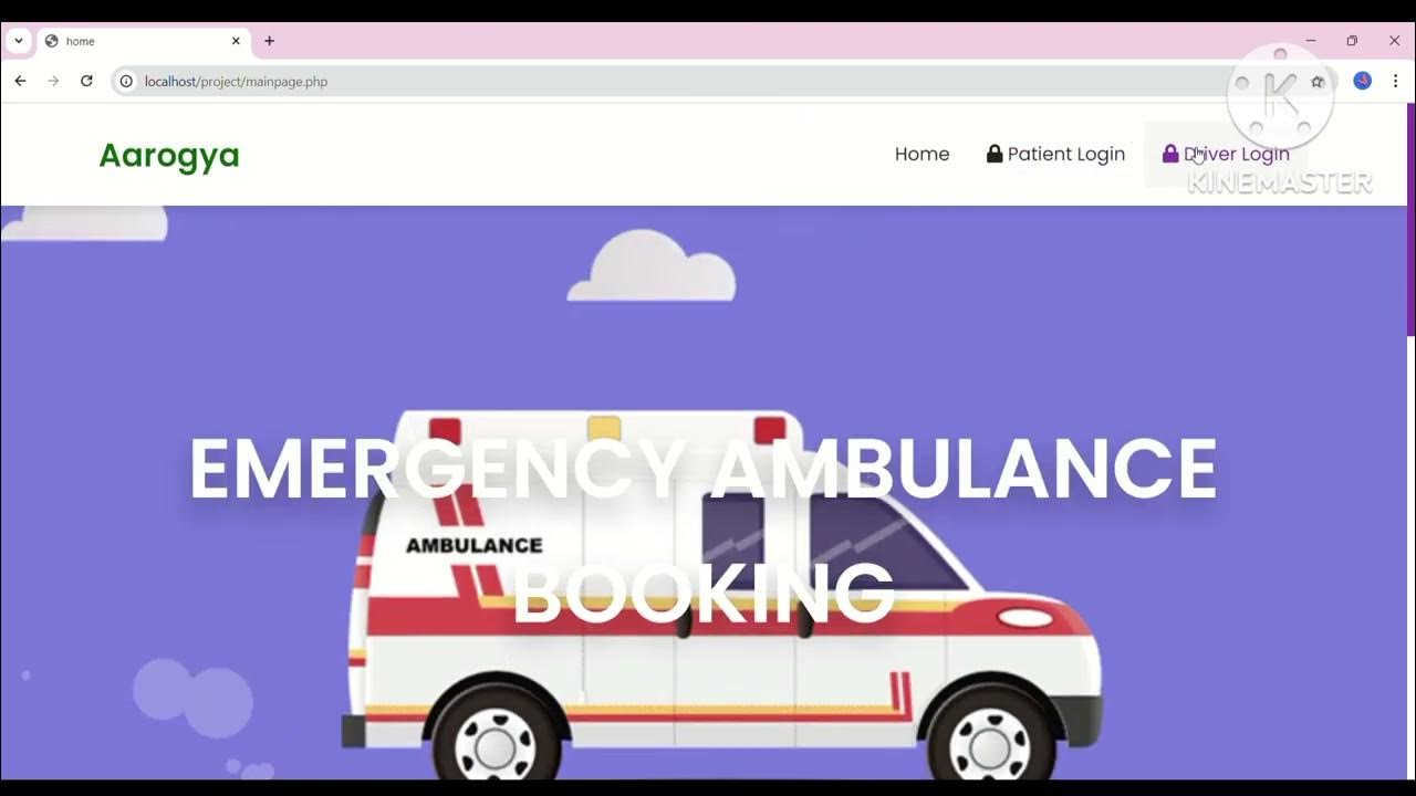 Emergency Ambulance Booking System using PHP and MySQL - YouTube