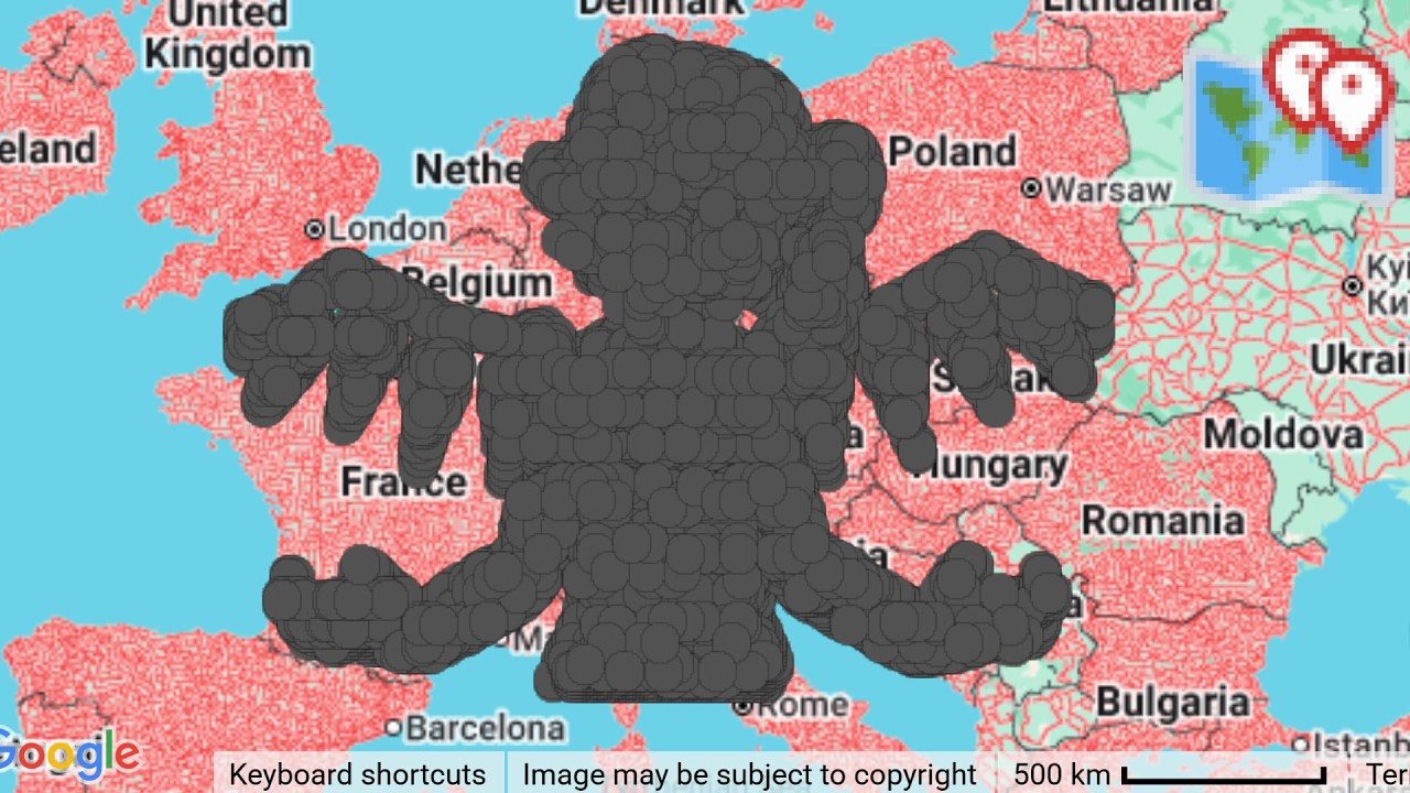 Bad Apple in GeoGuessr map editor (map-making.app) - YouTube