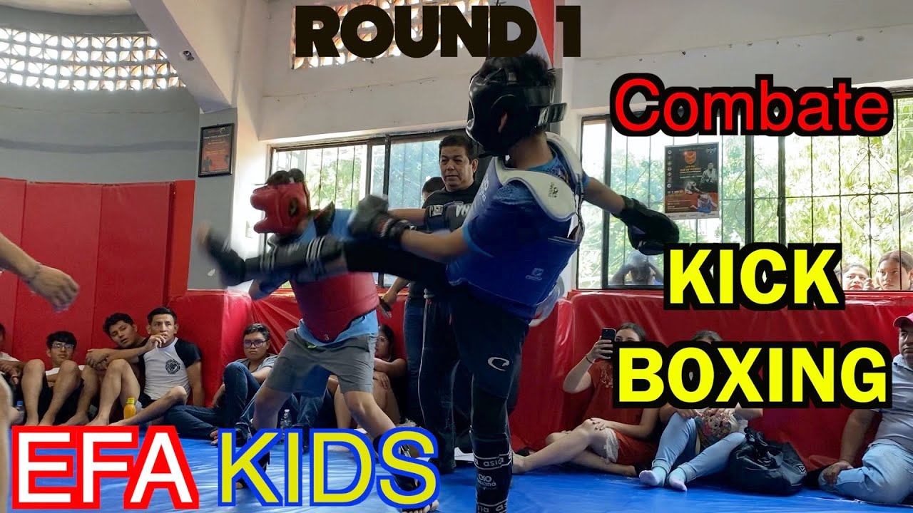 KIDS KICK BOXING COMBATE ROUND 1 EFA KIDS - YouTube